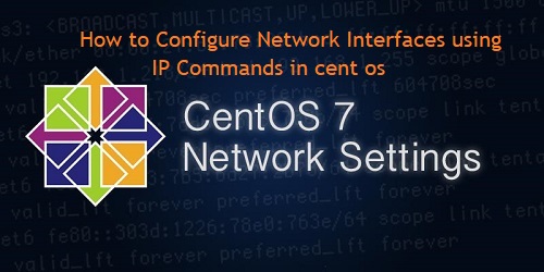 How To Configure Network Interfaces Using Ip Commands In Cent Os 8155